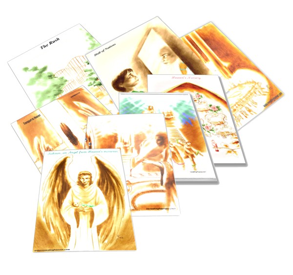 Set of Revealing Heaven Book Illustrations 8.5 x 11 - Revealing Heaven ...